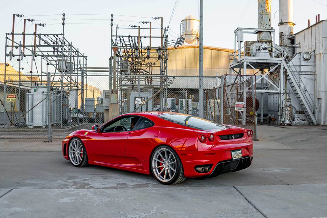 Variant Argon Wheels in Silver Mirror Finish On Ferrari F430 - Vivid ...