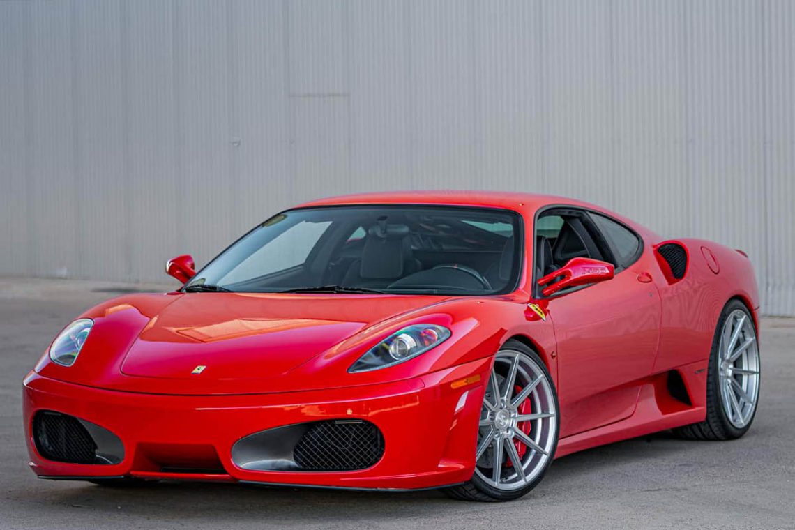 Variant Argon Wheels in Silver Mirror Finish On Ferrari F430 - Vivid ...