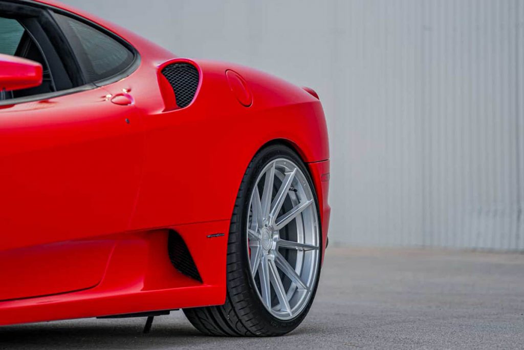 Variant Argon Wheels in Silver Mirror Finish On Ferrari F430 - Vivid ...