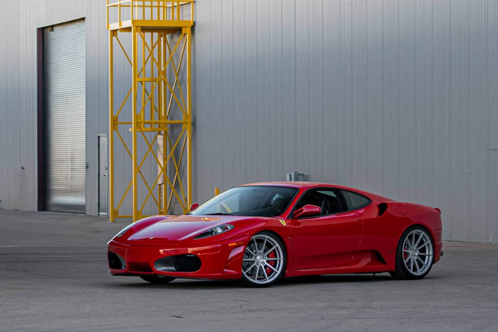 Variant Argon Wheels in Silver Mirror Finish On Ferrari F430 - Vivid ...