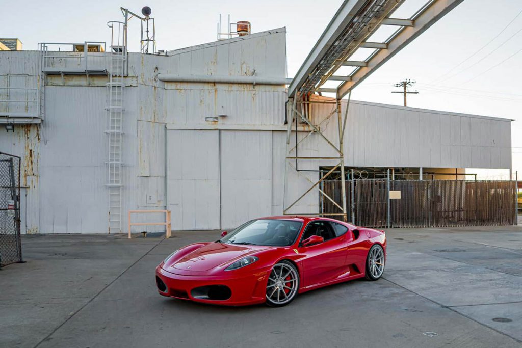 Variant Argon Wheels in Silver Mirror Finish On Ferrari F430 - Vivid ...