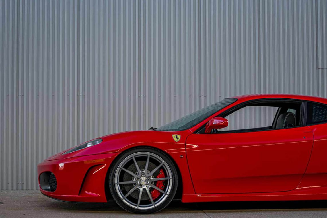 Variant Argon Wheels in Silver Mirror Finish On Ferrari F430 - Vivid ...