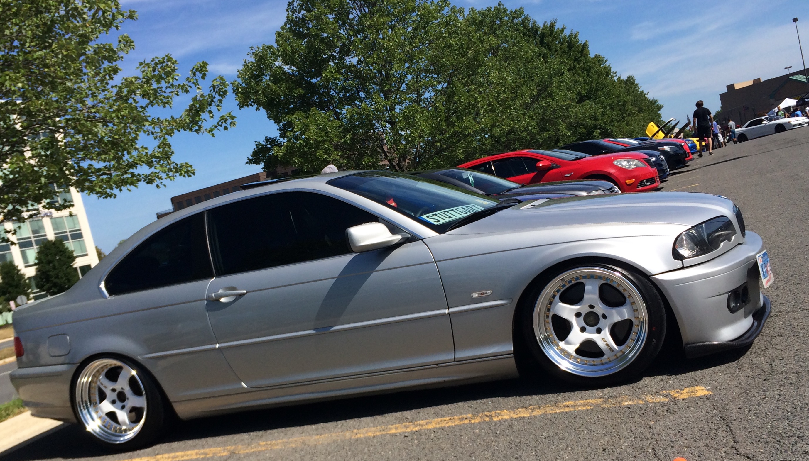 Amazing BMW E46 with Work Wheels Featuring Gold Hardware - Vivid Racing ...