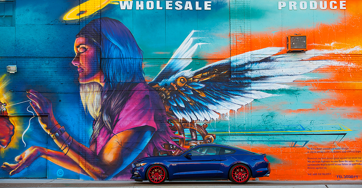 Superman S550 Ford Mustang with MRR Wheels - Vivid Racing News