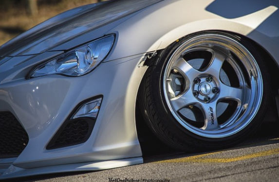Scion FR-S Slammed and Tucked with Work Wheels - Vivid Racing News