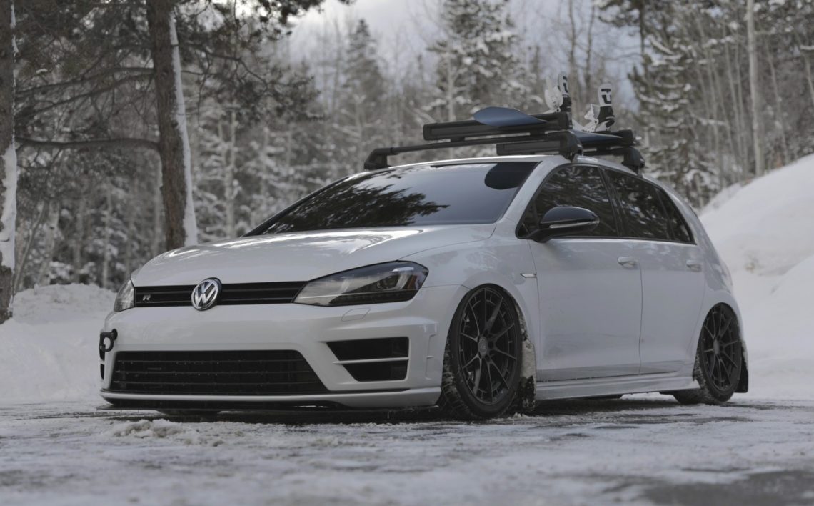 Volkswagen Golf R with VR Forged D03-R Wheels Snow Edition - Vivid ...