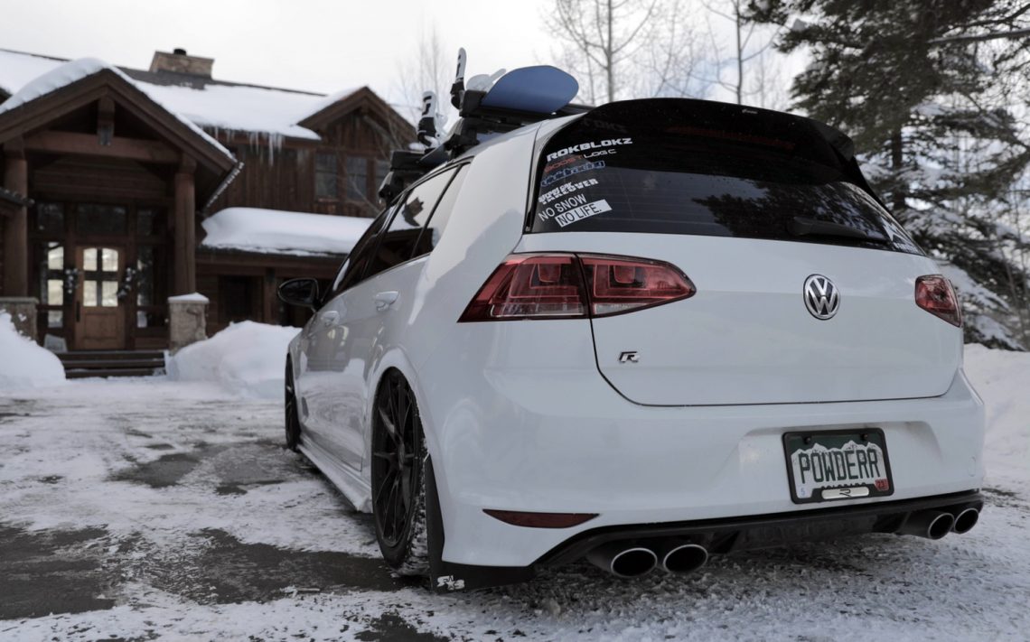 Volkswagen Golf R with VR Forged D03-R Wheels Snow Edition - Vivid ...