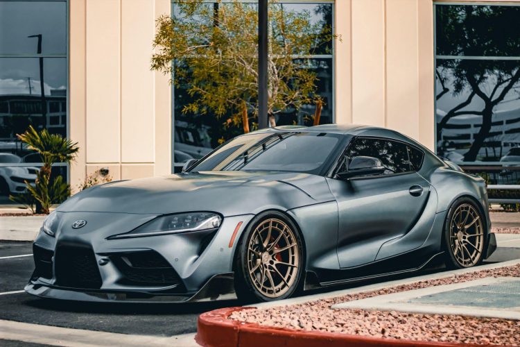 Mk5 Toyota Supra w/ VR Forged D03-R Bronze Wheels - Vivid Racing News