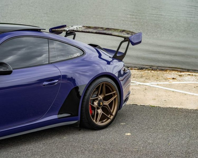 DTWraps Porsche 991.2 GTS in Ultraviolet with VR Forged D04 Centerlock Bronze Wheels - Vivid ...