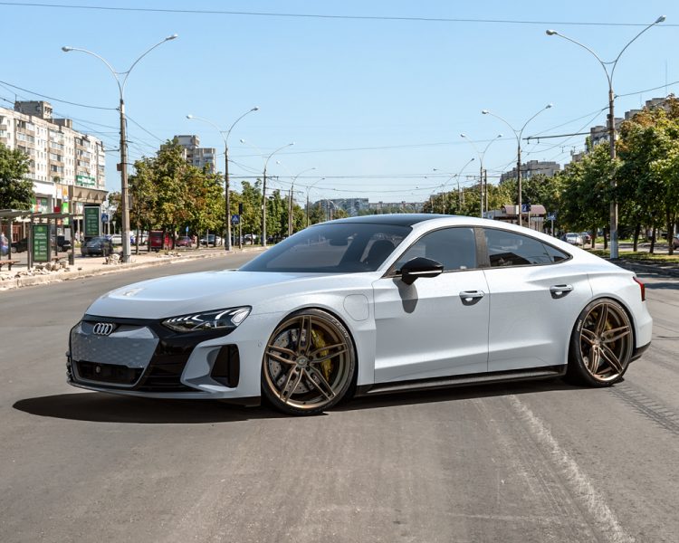 Audi eTron GT Sedan NEW VR Forged 1pc Monoblock 22 inch Wheel Package ...