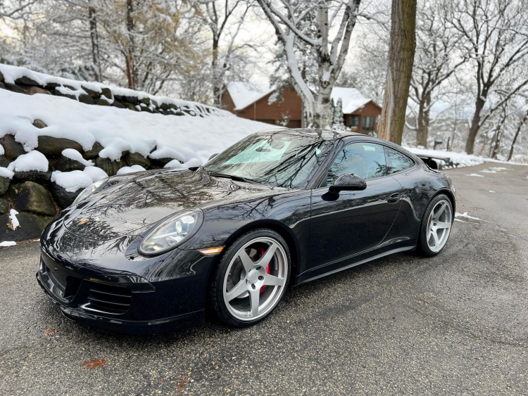 Porsche 991 Carrera on NEW VR Forged D12 Wheels in Silver 20inch ...